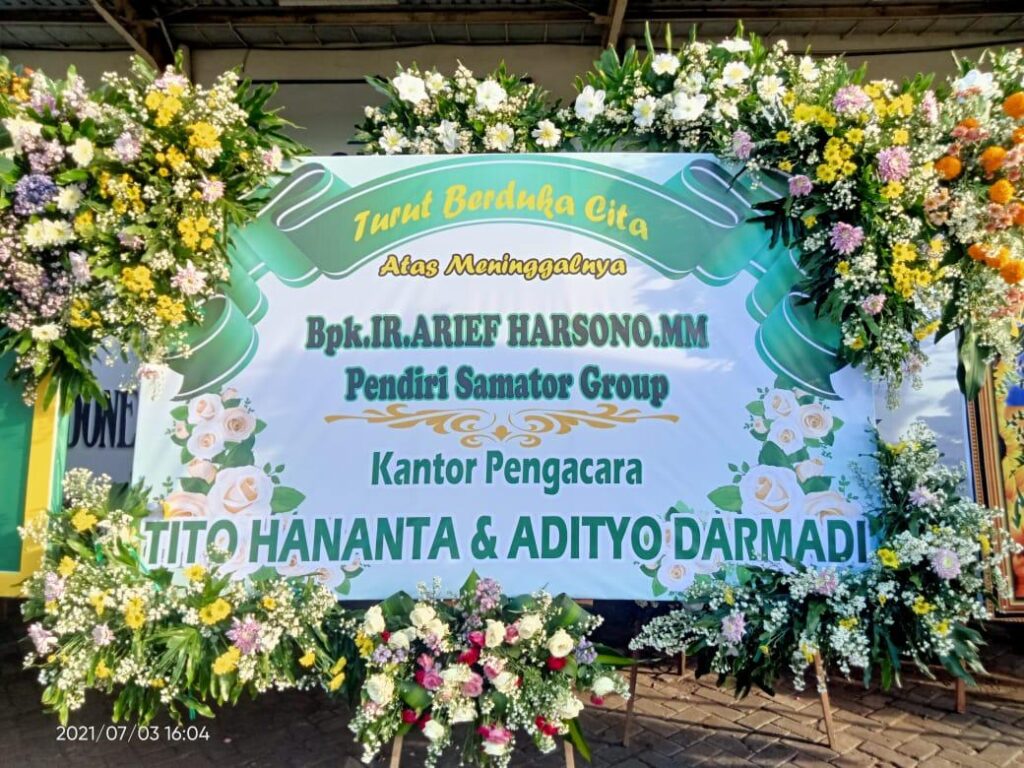 SOSOK ALMARHUM ARIEF HARSONO BOS SAMATOR GRUP DI MATA PENGACARANYA ...